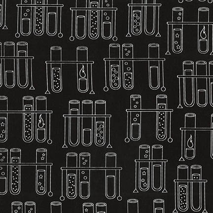 Robert Kaufman Science Fair Black Apparatus – By the Yard Pte Ltd